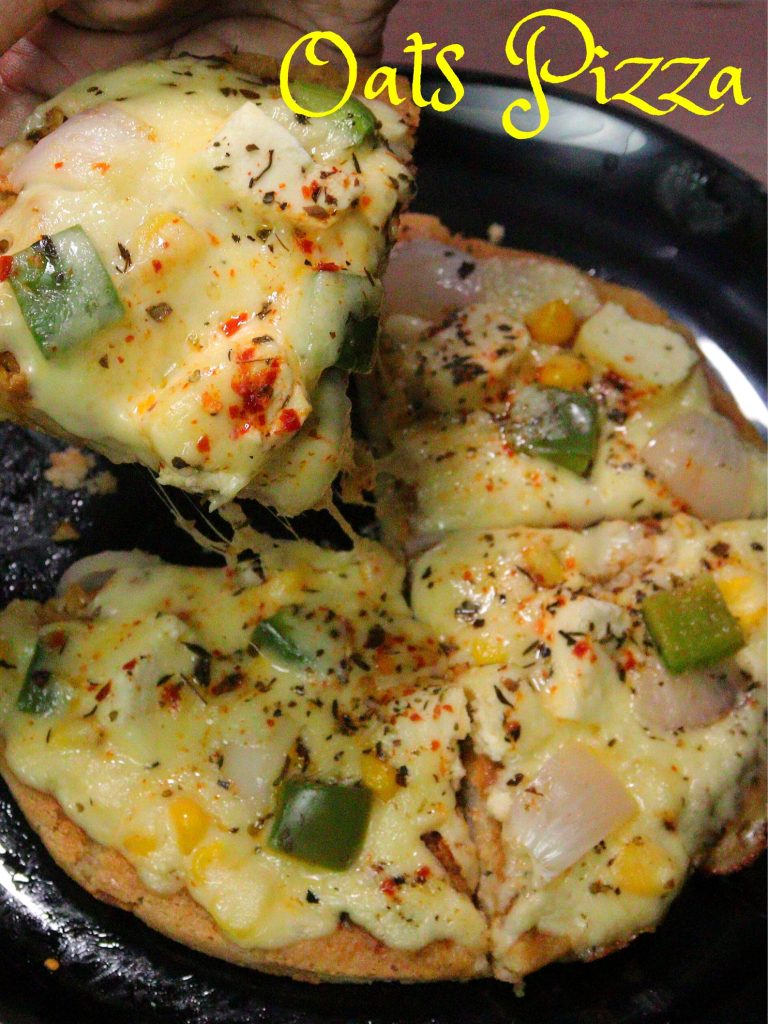 Healthy Oats Pizza - Ready in Minutes!