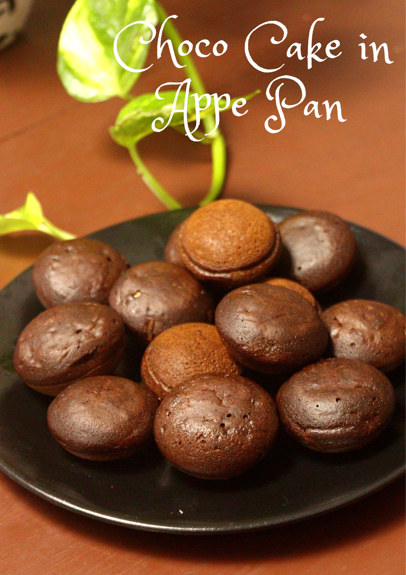 Choco cake in Appe pan | Easy Mini Chocolate Cake