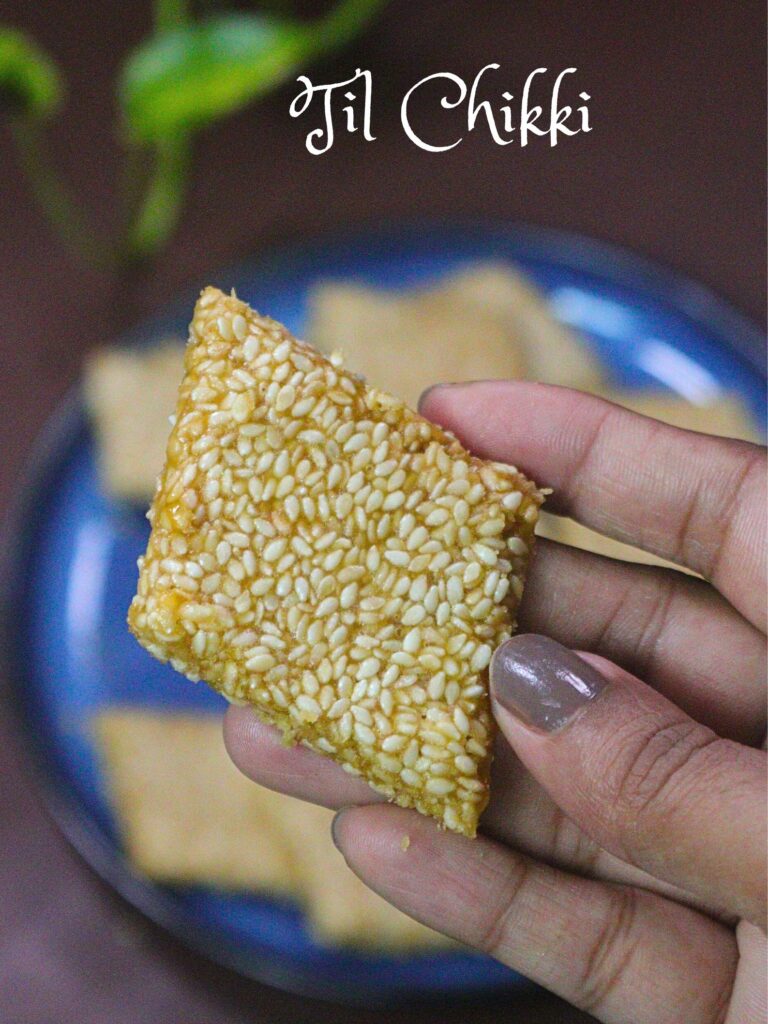 Crunchy Til Chikki | Chikki Recipe | Til Gajak | Sesame Chikki