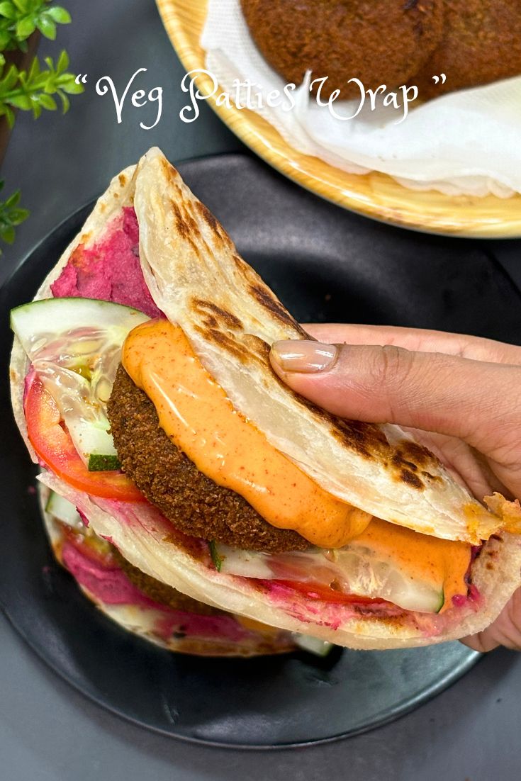 Delicious Veg Patties Wrap: A Perfect Power Snack - Passion2Cook