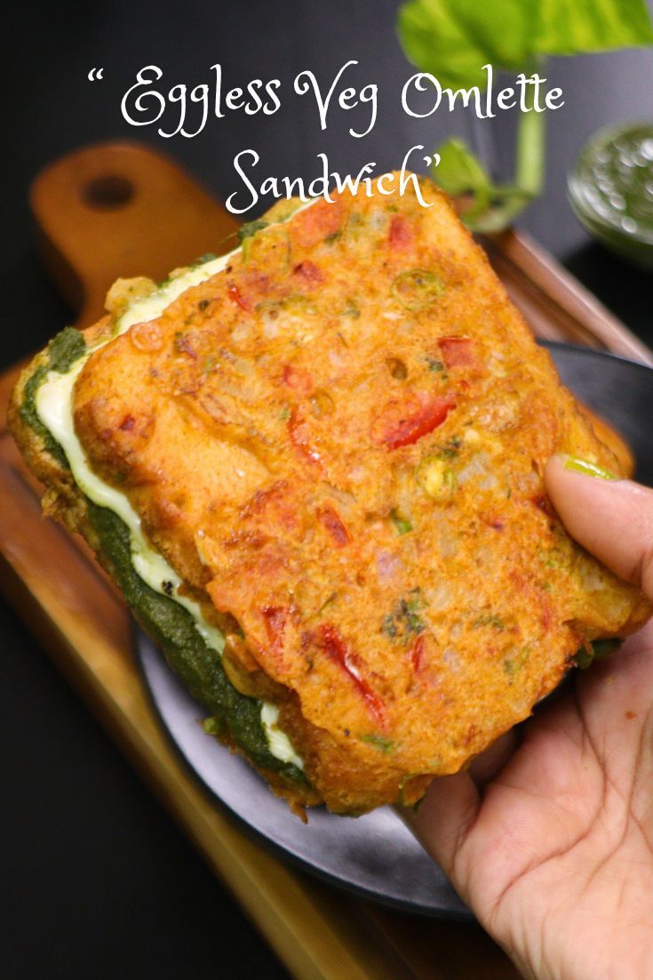Eggless Veg Omelette Sandwich: Enjoy a Light and Flavorful Breakfast