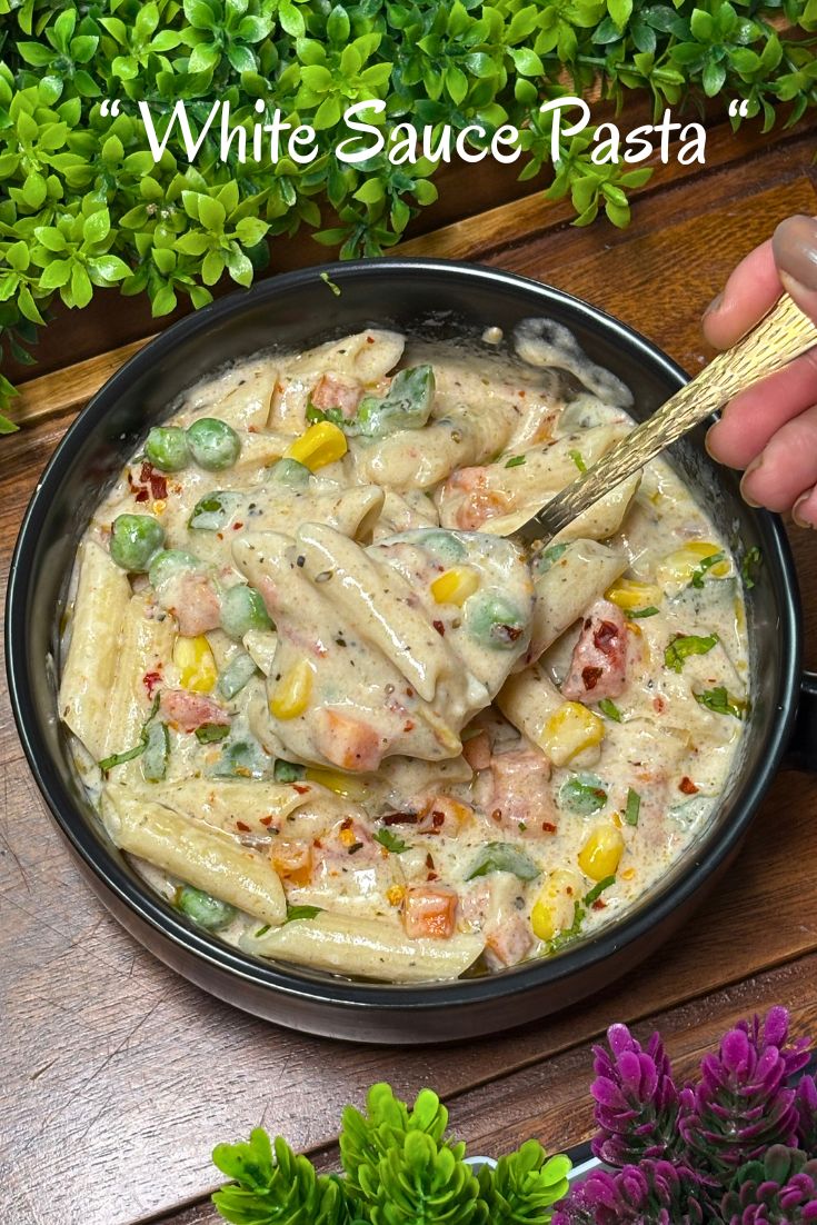 Deliciously Creamy White Sauce Pasta: A Flavorful Veggie Delight